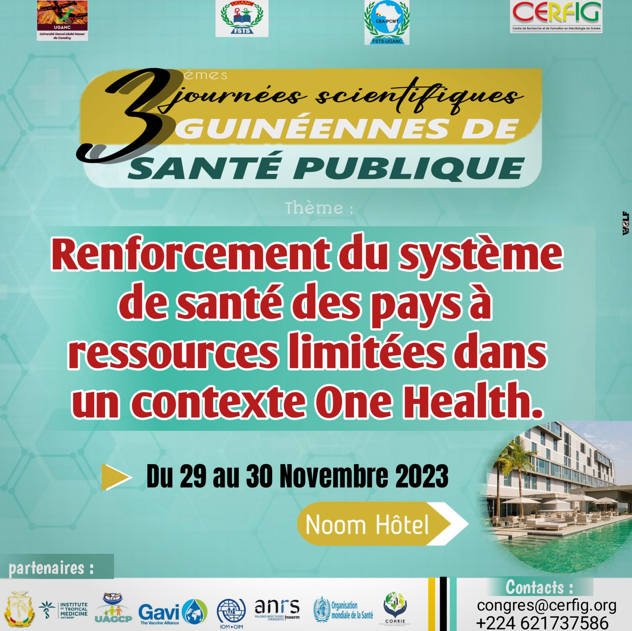 Journées scientifiques guinéennes de Santé Publique – 2023 - CERFIG